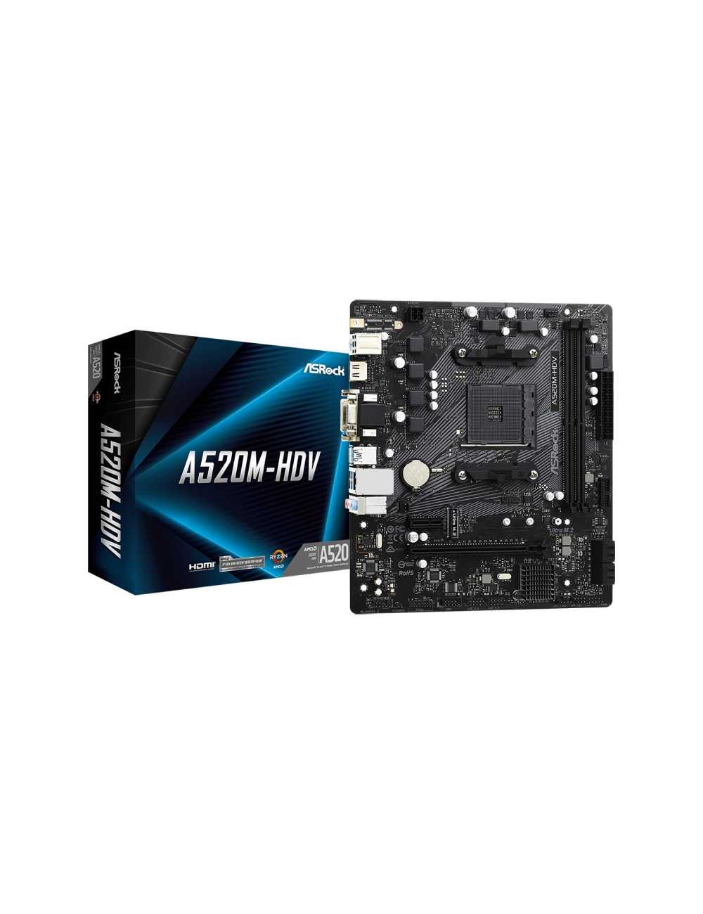 MOTHER ASROCK (AM4) A520M-HDV | Gamehard Computación